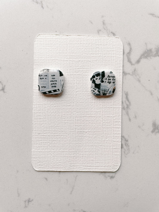 Taylor Swift Clay Earrings – Made by Sarah Emily | Polymer Clay Cutters ...